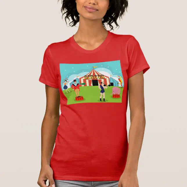 Vintage Circus T-Shirt | Zazzle