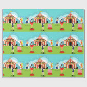 Vintage Circus Wrapping Paper | Zazzle