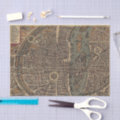 Vintage City Map Tissue Paper | Zazzle