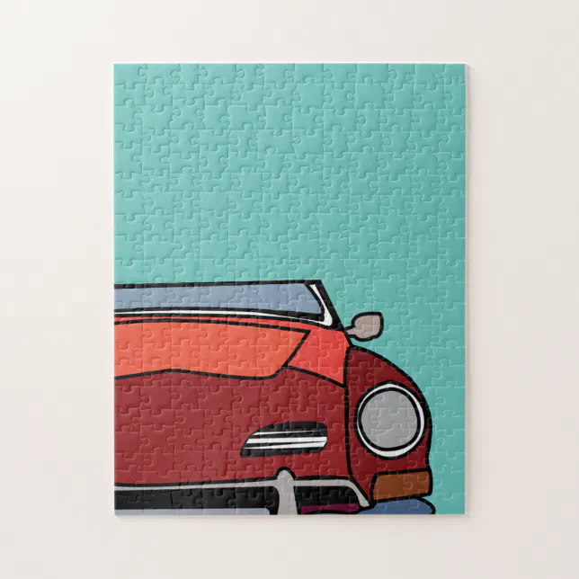 Vintage Classic Car Jigsaw Puzzle | Zazzle
