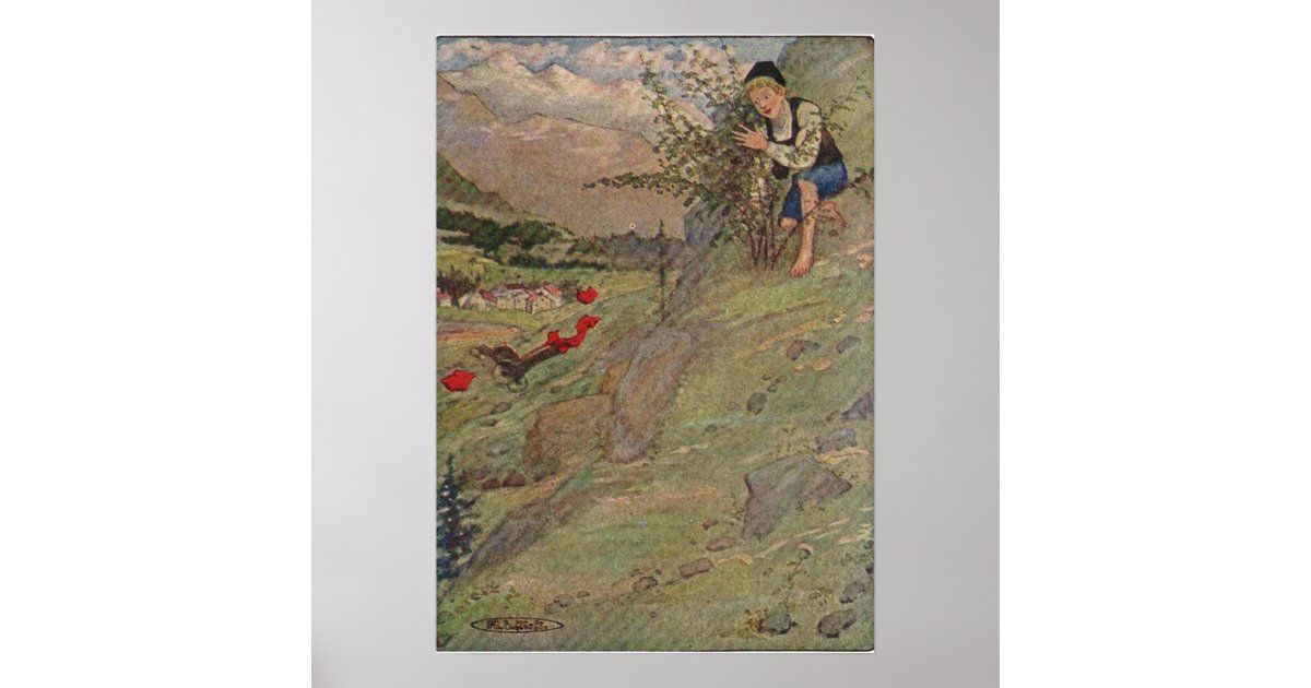 Vintage Classic Heidi of the Alps Poster | Zazzle