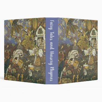 Vintage Classic Storybook Characters, Edmund Dulac 3 Ring Binder | Zazzle