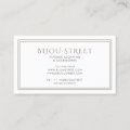 Vintage Clothing Retail Business Card | Zazzle