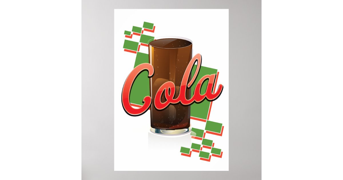 Vintage Cola commercial Poster | Zazzle