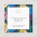 Vintage Colorful Abstract QR Code Social Media Square Business Card ...