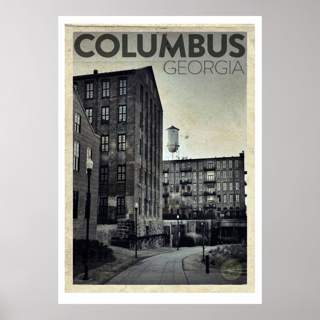 Vintage Columbus Travel Poster | Zazzle