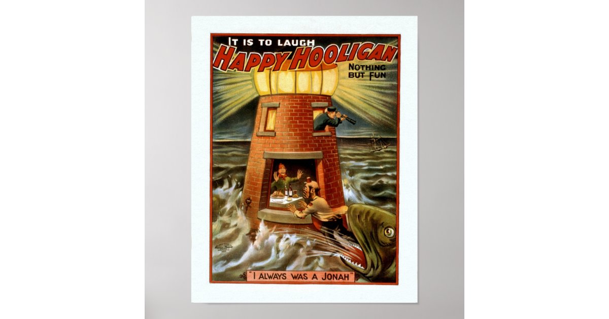 Vintage Comedy Show Advertisement Poster | Zazzle