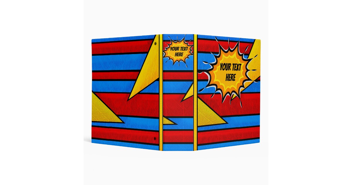 Vintage Comic Binder | Zazzle