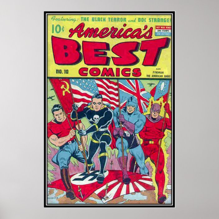 Vintage comic strips - poster | Zazzle.com