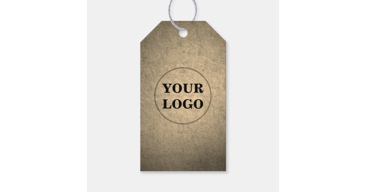 Vintage Company Logo Gift Tags | Zazzle