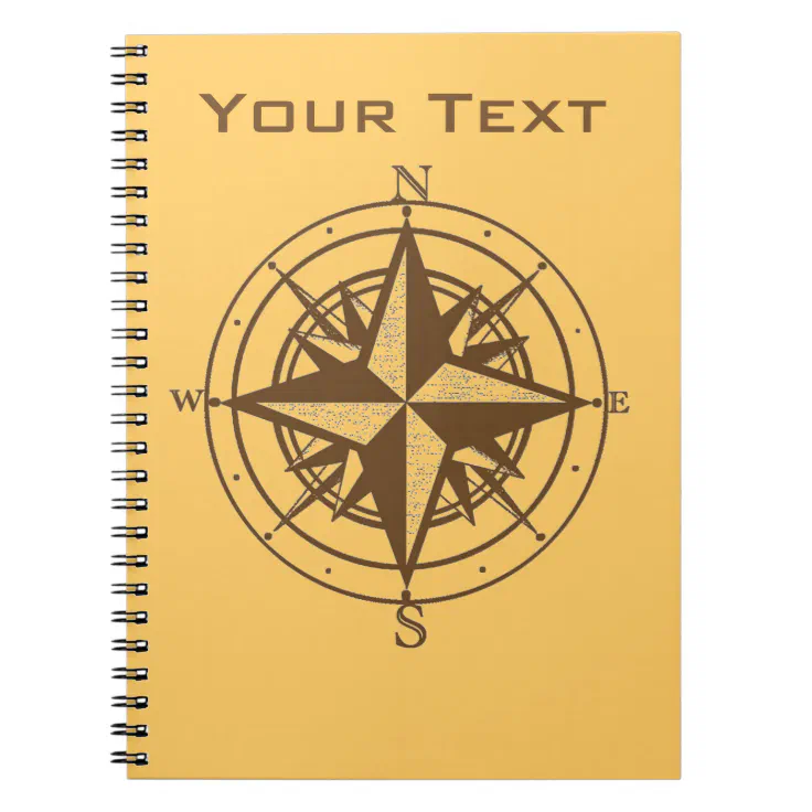 Vintage Compass Notebook | Zazzle
