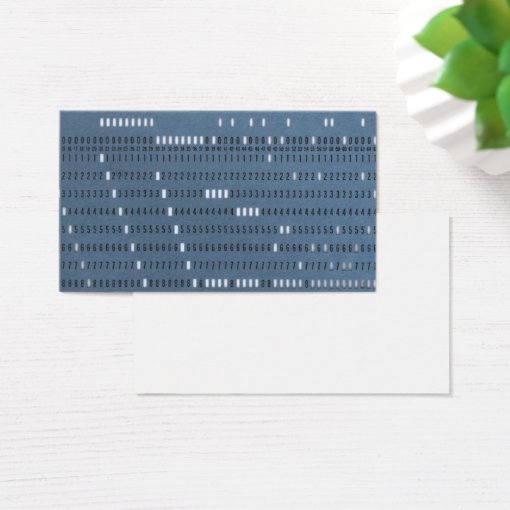 Vintage Computer Punched Card | Zazzle