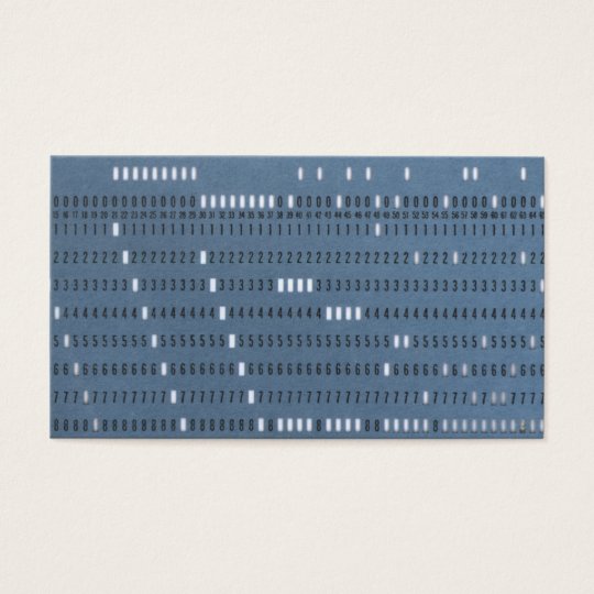 Vintage Computer Punched Card | Zazzle.com