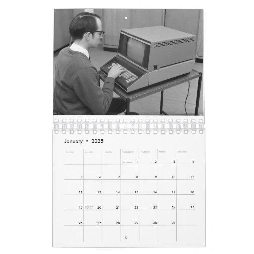 Vintage Computing Calendar | Zazzle