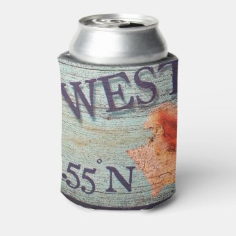 Vintage Conch Shell Key West Can Cooler | Zazzle