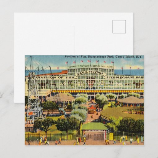 Vintage, Coney Island, New York Postcard | Zazzle