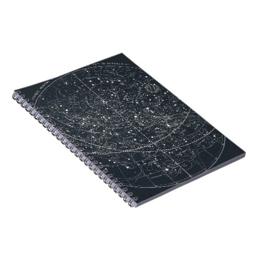 Vintage Constellation Map Notebook | Zazzle