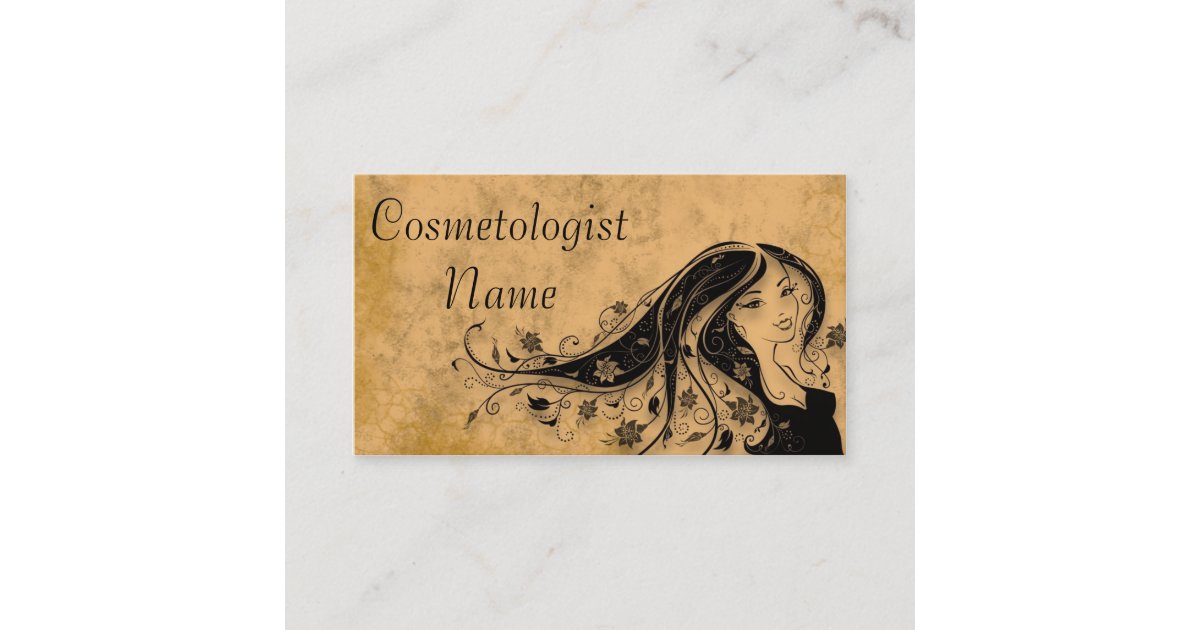Vintage Cosmetologist Beauty Salon Hairdresser Appointment Card | Zazzle
