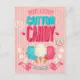 Vintage Cotton Candy Poster Postcard | Zazzle