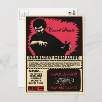 Vintage Count Dante Advertisement Postcard | Zazzle