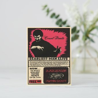 Vintage Count Dante Advertisement Postcard | Zazzle