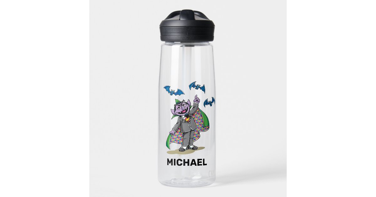 Vintage Count von Count | Add Your Name Water Bottle | Zazzle