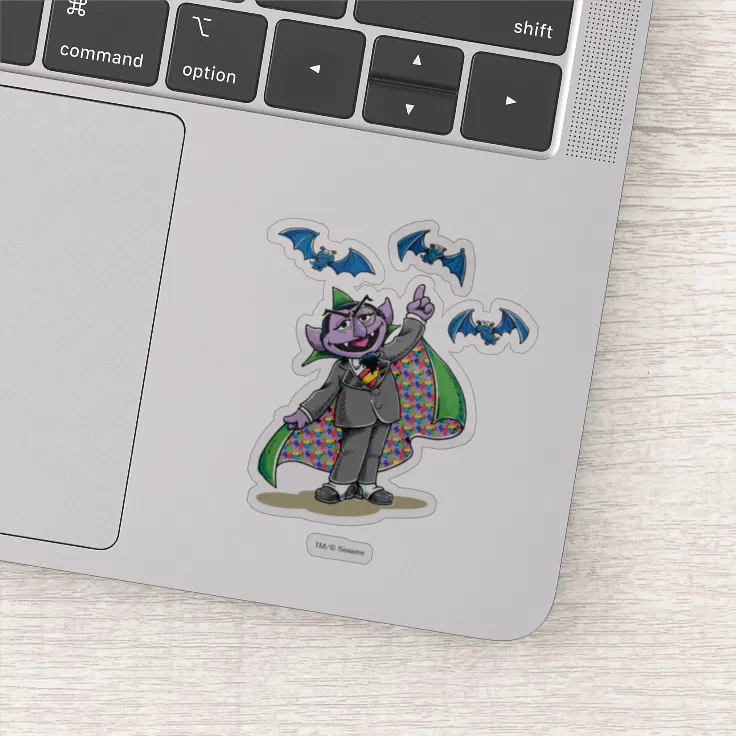 Vintage Count von Count Sticker | Zazzle