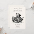 Vintage couple dancing wedding invitation | Zazzle