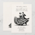 Vintage couple dancing wedding invitation | Zazzle