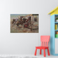 Vintage Cowboys, In Without Knocking by CM Russell Poster | Zazzle