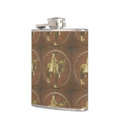 Vintage Cowgirl Western Whiskey Flask | Zazzle