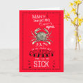 Vintage Crab Get Well Card | Zazzle