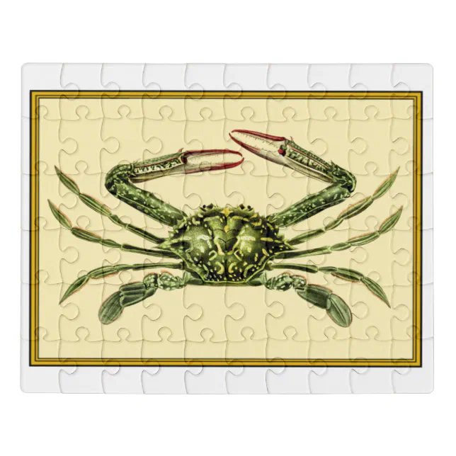 Vintage Crab Jigsaw Puzzle | Zazzle