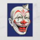 Vintage Creepy Clown Postcard | Zazzle
