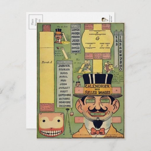 Vintage Creepy Cutout Postcard | Zazzle