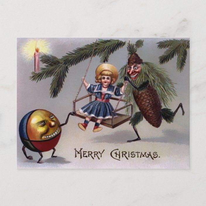 Vintage Creepy Victorian Postcard | Zazzle.com