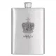 Vintage Crown Custom Flask | Zazzle