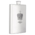Vintage Crown Custom Flask | Zazzle