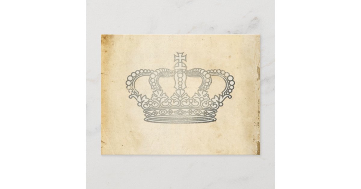Vintage Crown Postcard | Zazzle