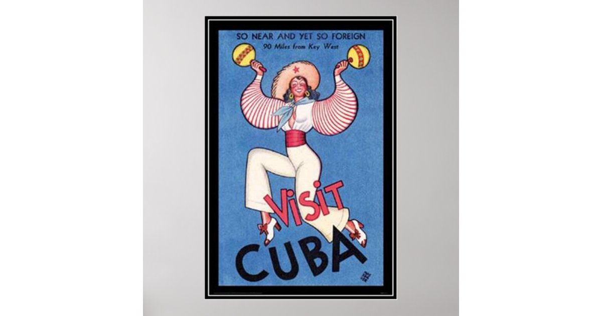 Vintage Cuba - Poster | Zazzle