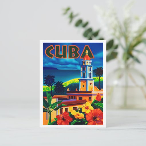 Vintage Cuba Travel Postcard | Zazzle