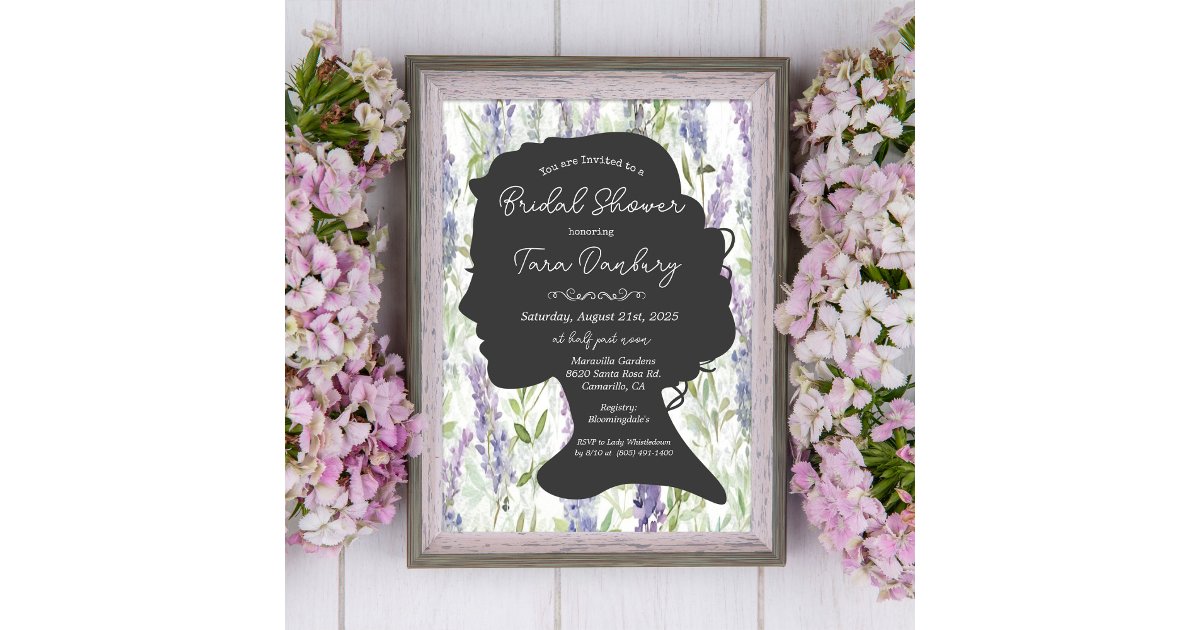 Vintage Damask Regency Era Bridal Shower Invitation | Zazzle