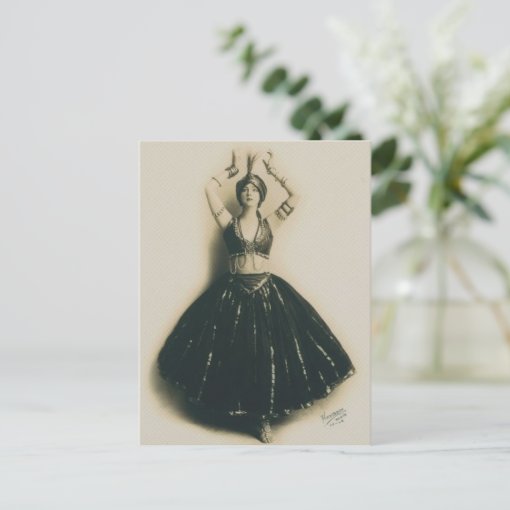 Vintage Dancer Postcard | Zazzle