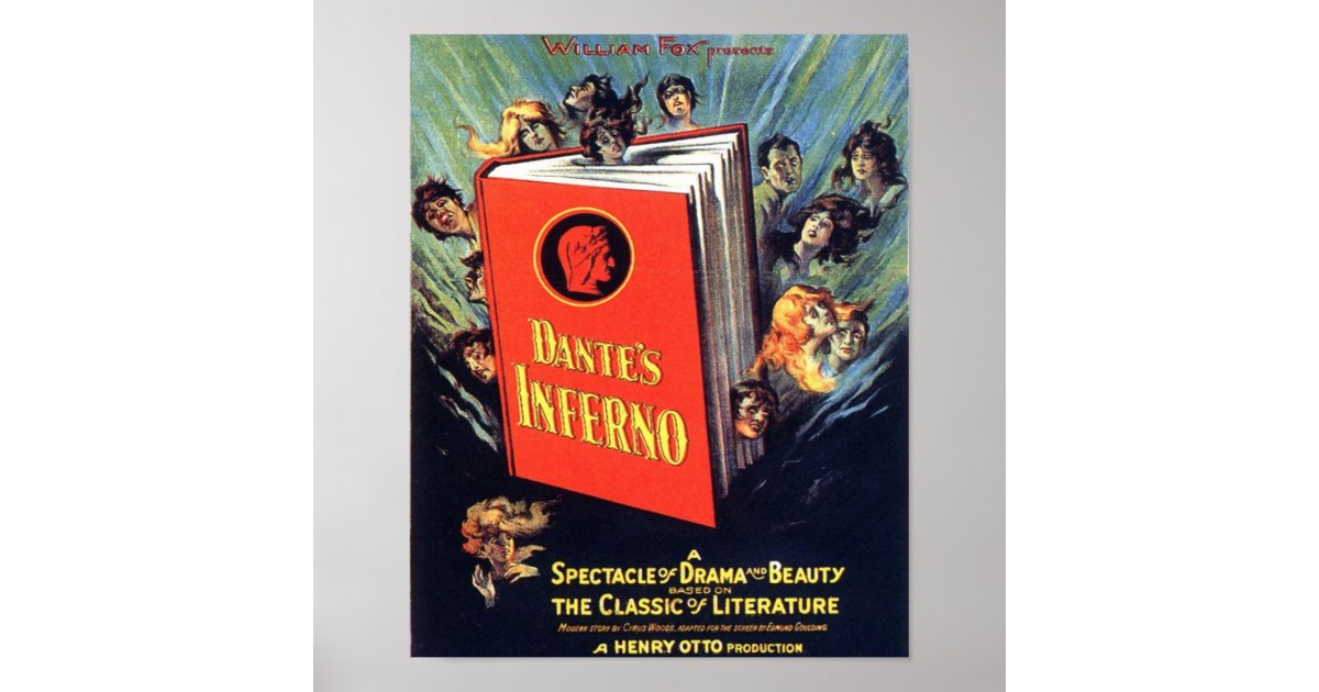 Vintage Dante's Inferno Cinema Poster | Zazzle