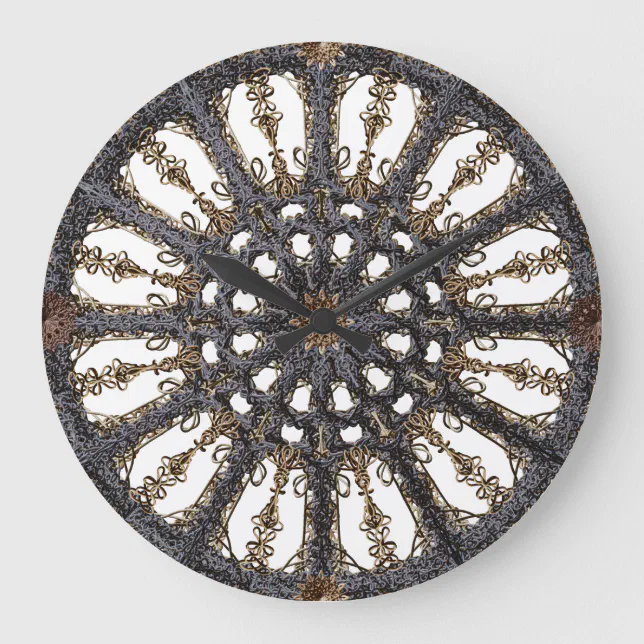 Vintage decorative clock in gothic style | Zazzle