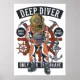 Vintage Deep Diver Poster | Zazzle