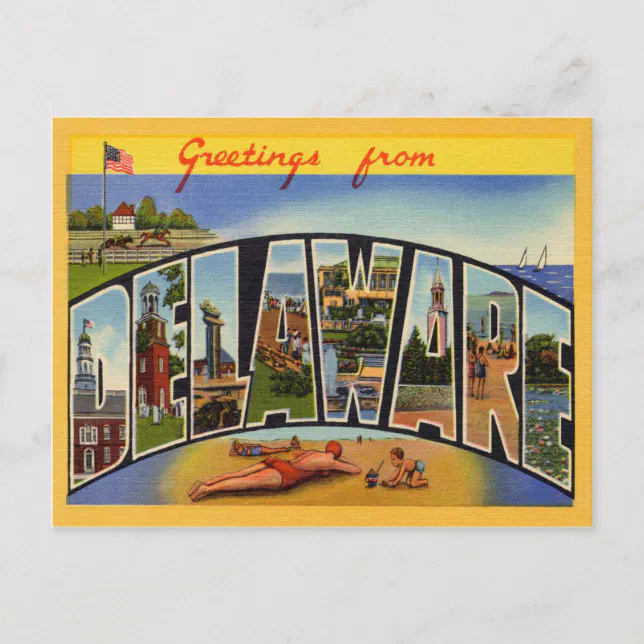 Vintage Delaware Postcard | Zazzle