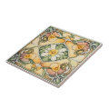 vintage design antique peranakan ceramic tile | Zazzle