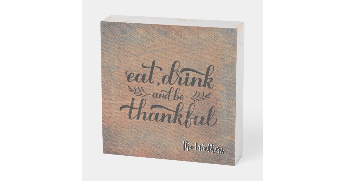 VINTAGE DESIGN BACKGROUND WITH INSPIRATIONAL QUOTE WOODEN BOX SIGN | Zazzle