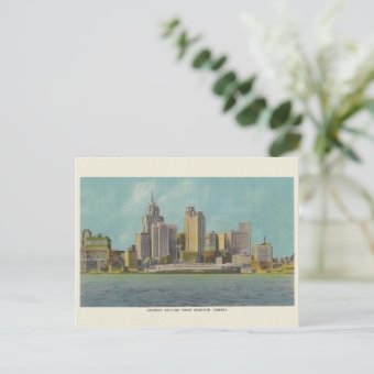 Vintage Detroit Michigan Travel Postcard | Zazzle